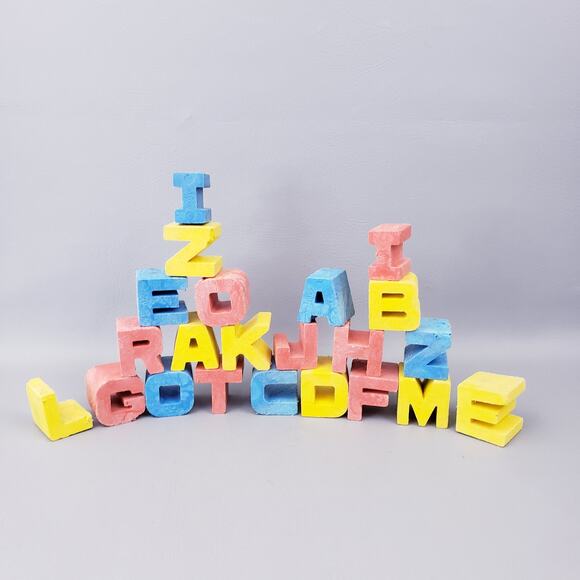 Mattel | Toys | Vintage Mattel 971 Tuff Stuff Abc Blocks Alphabet ...